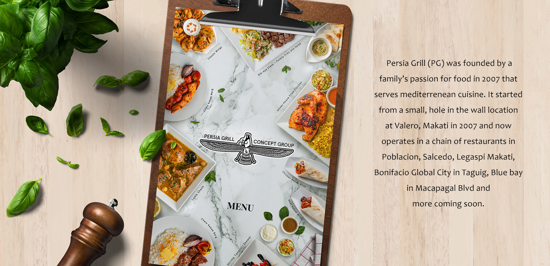 Persia Grill Menu | JaggedPerspective